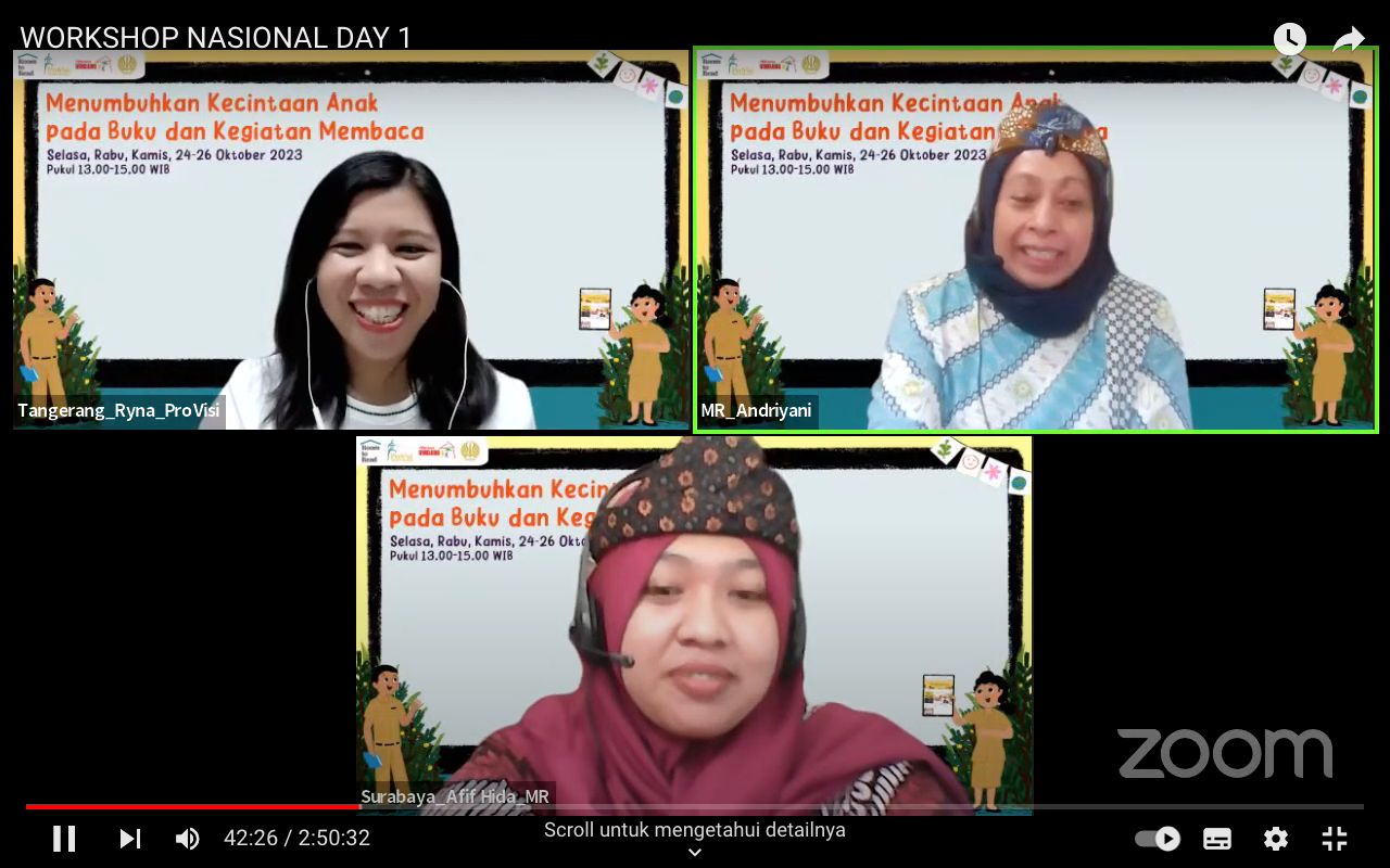 Workshop Nasional PGSD FIP UNESA: Membangkitkan Minat Baca Anak-anak untuk Membentuk Generasi ...